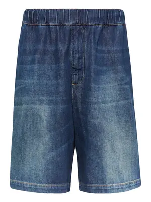 Valentino Garavani Denim Bermuda Shorts - Blue