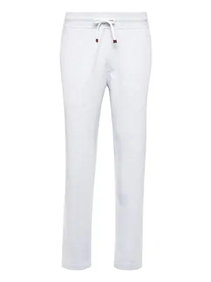 Brunello Cucinelli Cotton-blend Sweatpants - White