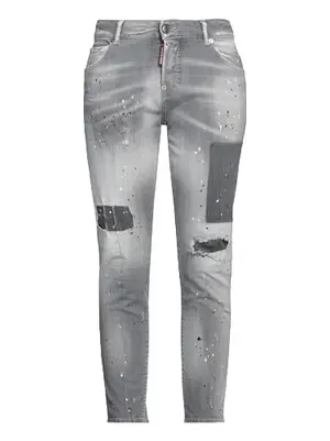 Dsquared2 Jeans In Light Cotton And Elastane - Grey
