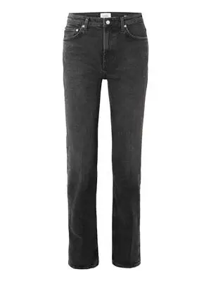 Citizens Of Humanity Zurie High-Rise Straight-Leg Jeans Black