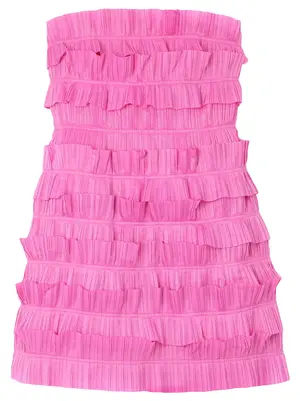 Aje Palladium Strapless Mini Dress - Pink
