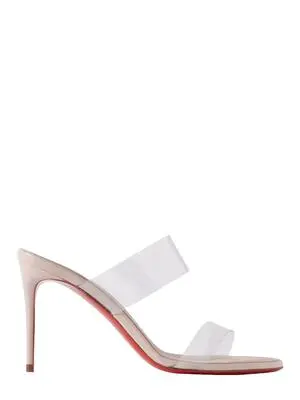CHRISTIAN LOUBOUTIN Christian Louboutin Just Loubi 85 PVC Mules