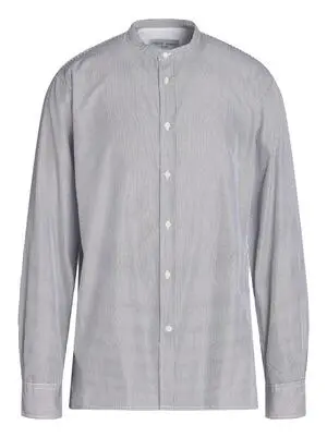 Officine Générale Gaston Pinstriped Cottonpoplin Shirt - Black