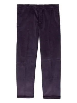 Dunhill Wool Corduroy Drawstring Pants - Grape