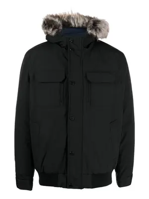 Michael Kors Hooded Padded Jacket - Black