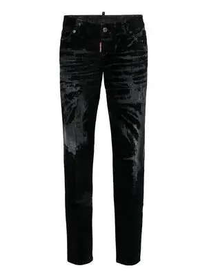 Dsquared2 Jennifer Low-rise Skinny Jeans - Black