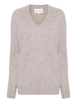 LOULOU DE SAISON LouLou De Saison Serafini V-Neck Cashmere Jumper