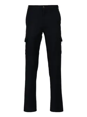 Canali Wool Cargo Trousers - Blue