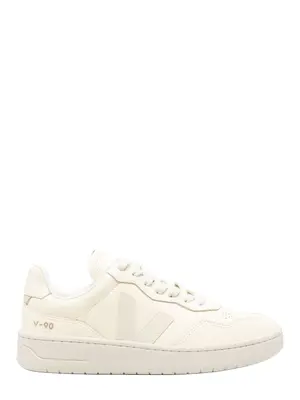 VEJA VEJA V-90 Leather Sneakers Yellow