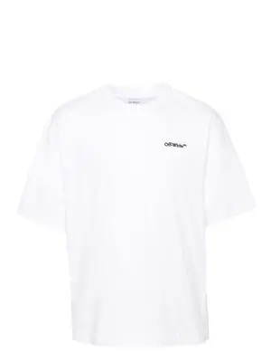 Off-White Arrows-motif Cotton T-shirt - White
