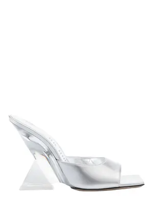 Attico Cheope 105mm Sandals - Silver