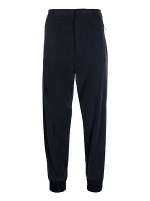 Giorgio Armani Jersey Tapered Track Pants - Blue