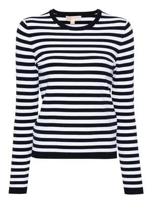 MICHAEL KORS Striped Fine-Knit Jumper
