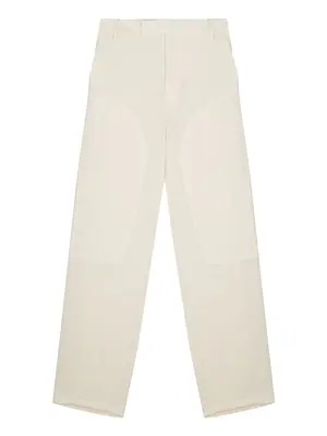 Eckhaus Latta Basket Weave Loose-fit Trousers - Neutrals