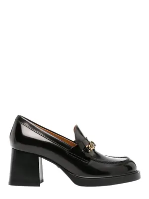 TOD'S 65mm Logo-plaque Leather Pumps - Black