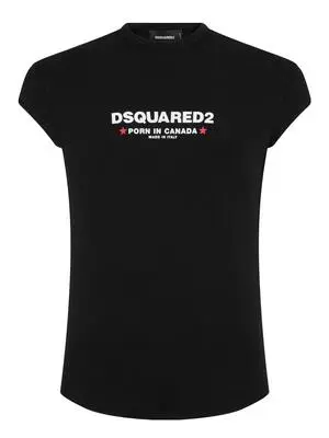 DSQUARED2 Logo-print Cotton T-shirt