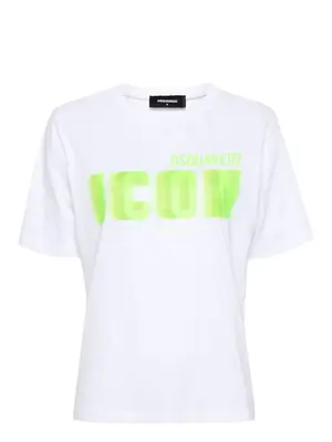 Dsquared2 Icon Blur Cotton T-shirt - White
