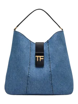 TOM FORD Denim Tote Bag - Blue