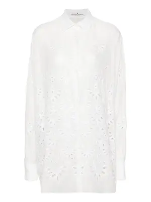Ermanno Scervino Broderie Anglaise Shirt - White