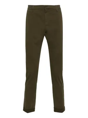 DONDUP Slim-fit Chino Trousers - Green
