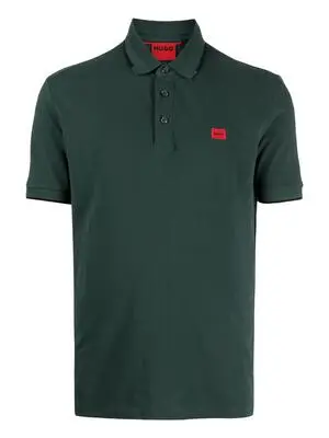 Hugo Deserino 232 Cotton-pique Polo Shirt Green