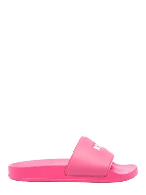 MSGM Embossed-logo Slides - Pink