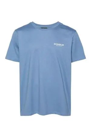 DONDUP Logo-print Cotton T-shirt - Blue