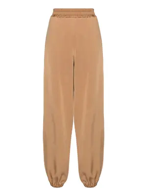 JIL SANDER Elasticated-waist Straight-leg Track Pants - Brown