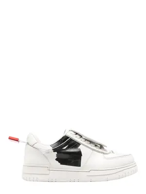 44 LABEL GROUP Avril Leather Sneakers - Grey