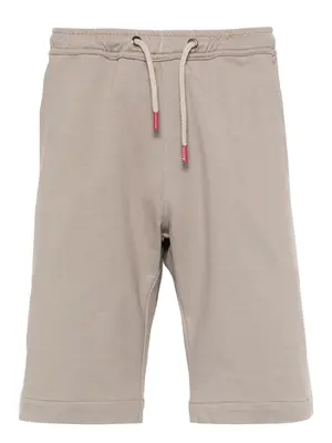 Kiton Mid-rise Track Shorts - Grey