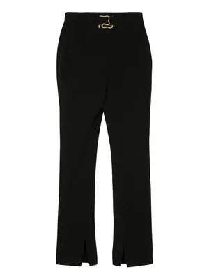Just Cavalli Logo-plaque Trousers - Black