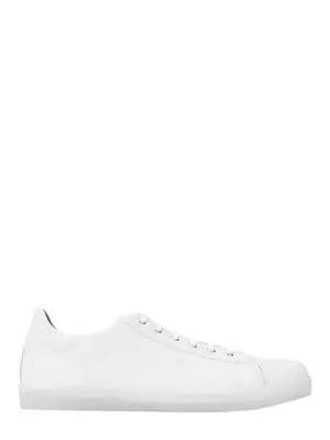 GIANVITO ROSSI Leather Low-top Sneakers - White