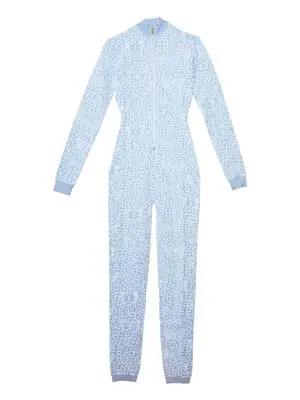 FLEUR DU MAL Fleur Du Mal Knitted Catsuit Blue