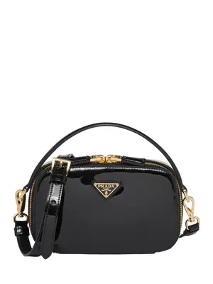 Prada - Prada Odette Patent Leather Crossbody Bag