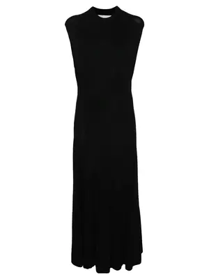 AERON Gulf Ribbed Maxi Dress - Black