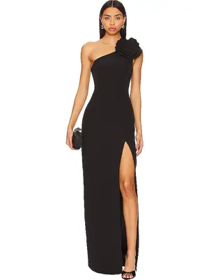 LOVERS AND FRIENDS Petra Gown - Black