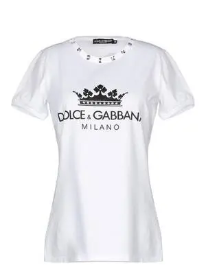 Dolce & Gabbana Printed Jersey T-shirt - White