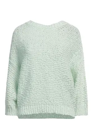 Peserico Crewneck Cotton-blend Sweater - Green