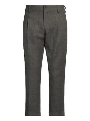 Dolce & Gabbana Straight Leg Flannel Pants - Grey