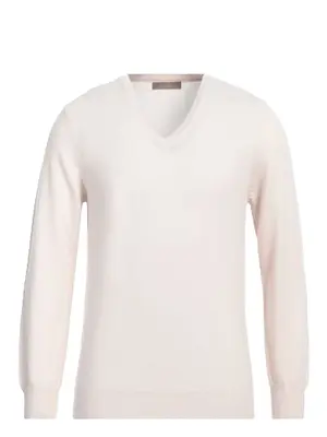 CRUCIANI Cashmere V-neck Sweater - White