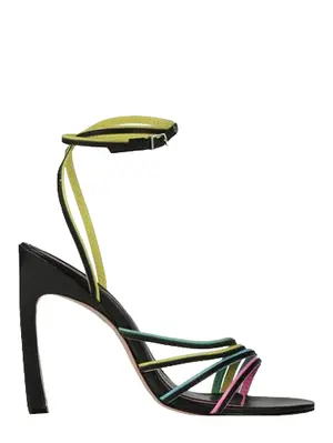 Schutz Ankle Strap Sandals - Black