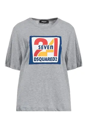 Dsquared2 T-shirt In Cotton And Viscose - Grey