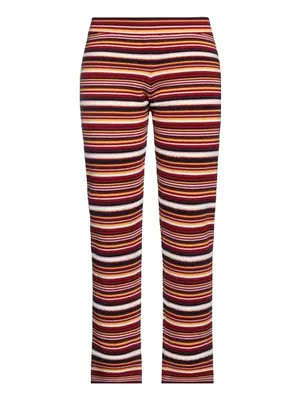 Alanui Striped Knit Pants - Red