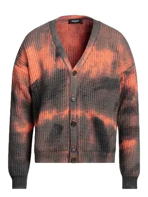 Dsquared2 Multicolor Knitted Cardigan - Grey