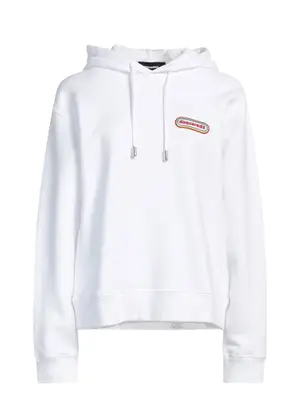 Dsquared2 Cotton Fleece Sweatshirt - White