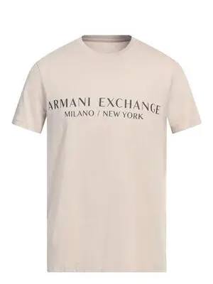 Armani Exchange T-shirt Light Size Cotton - Beige