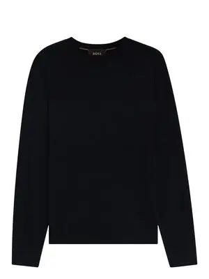 BOSS Wool-silk-cashmere Sweater - Blue