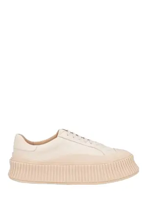 JIL SANDER Low-Top Leather Sneakers Blush