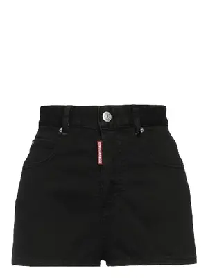 Dsquared2 Denim Hot Pants - Black