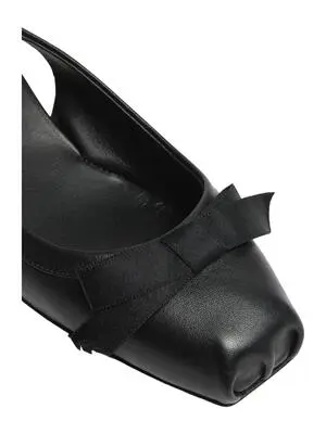 CHRISTIAN LOUBOUTIN 30mm Mamaflirt Sling Ballerina Slingback Pumps - Black